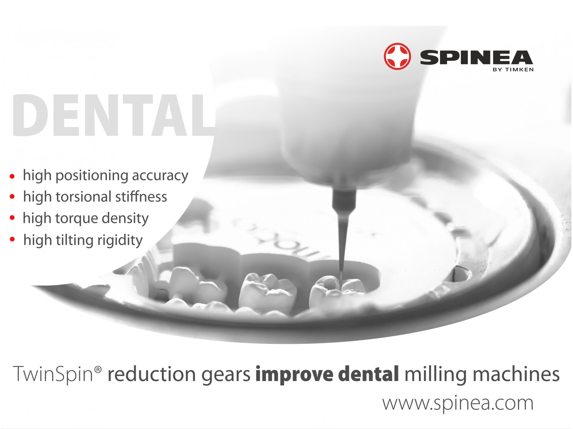 How TwinSpin® reduction gears improve dental milling machines - SPINEA ...